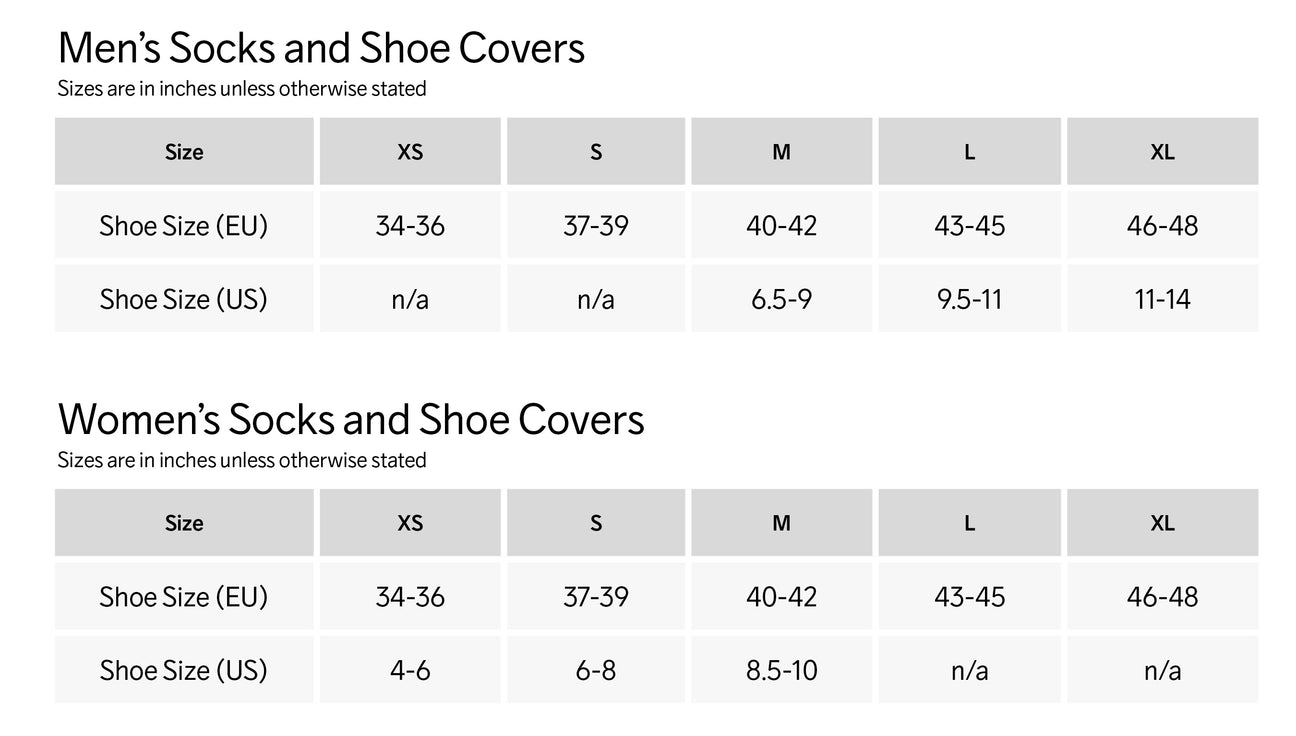 Size Guide – Craft Sports Canada